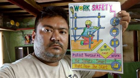 Pin On Safety Poster Drawing