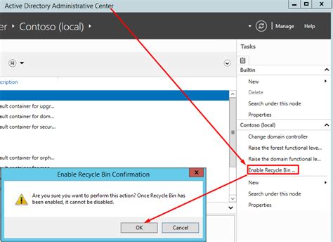Enabling The Active Directory Recycle Bin In Windows Server Alexander S Blog