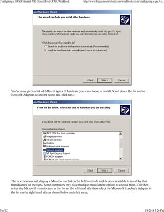 Configuring A Gns Ethernet Nio Cloud Free Ccna Workbook PDF Cloud Computing Internet