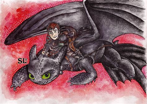 Hiccup And Toothless By Skylanterns8 On Deviantart
