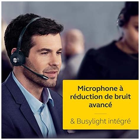 Jabra Engage Casque DECT Stereo Casque Sans Fil Certifié Skype Entreprise avec Suppression
