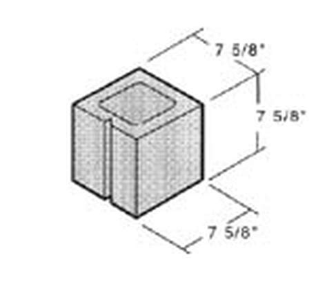 Snyder Brick And Block 8x8x8 8 X 8 X 8 Inch Dd Half Concrete Block
