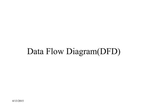 Data Flow Diagrams DFD Explained