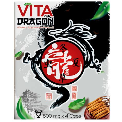 ขาย Vita Dragon 500mg 4 Capsules Tops Vita ท็อปส์ วีต้า