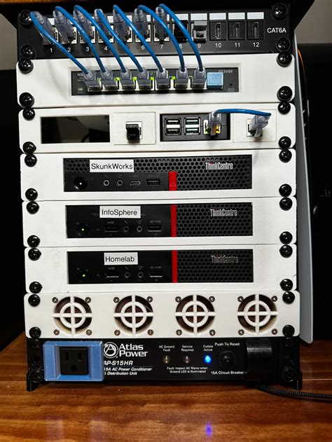 10in Server Rack Build By Chris Makerworld Download Free 3d Models