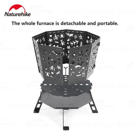 Jual TUNGKU KAYU BAKAR WOOD FIREWOOD PICNIC STOVE NATUREHIKE CNH CJ Shopee Indonesia