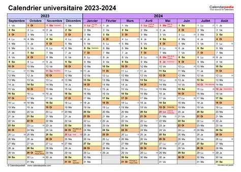 Calendrier Universitaire Limoges 2024 Calendar 2024 June
