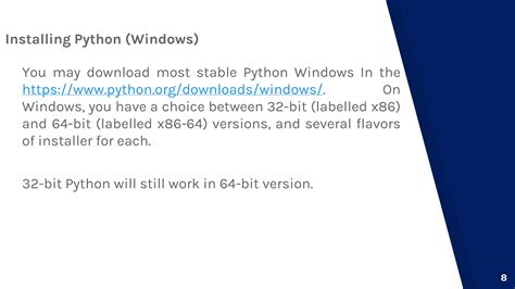 Python Programming Lesson 1 Installation And Environmental Set Uppptx