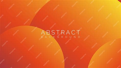 Premium Vector Orange Gradient Abstract Background