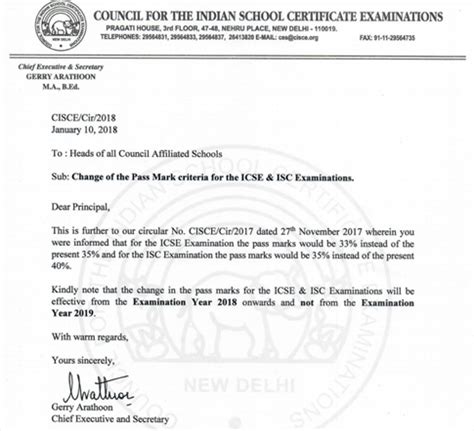 CISCE Starts New Pass Marks Cutoff For ICSE And ISC Exams BYJUS