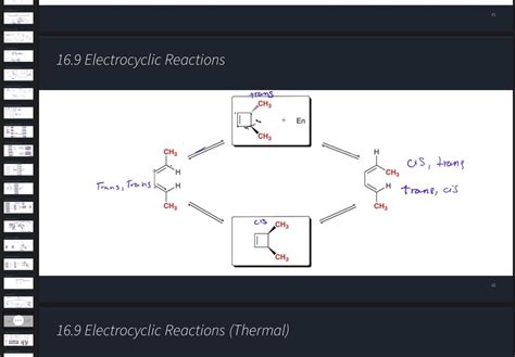 Electrocylic Reaction 2 Diagram Quizlet