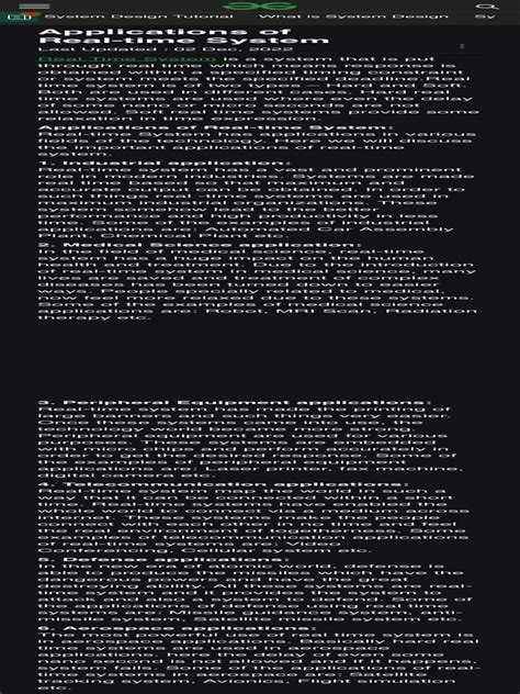 unit 3 applications of real time system geeksforgeeks pdf real