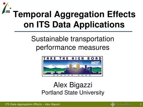 Ppt Temporal Aggregation Effects On Its Data Applications Powerpoint