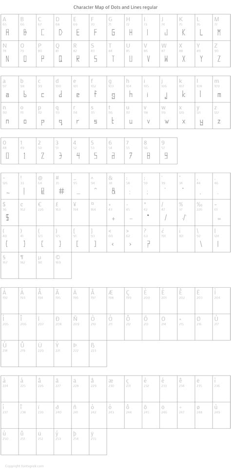 Dots And Lines Font Download For Free View Sample Text Rating And More On Fontsgeek Com