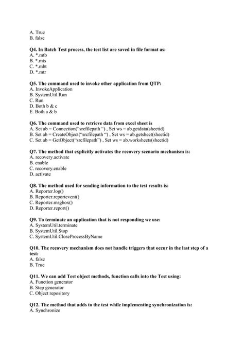 Qtp Questions PDF