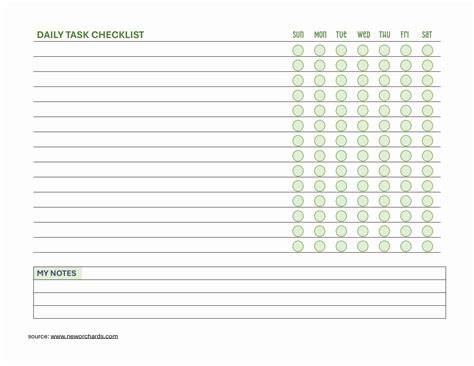 Free Checklist Templates Pdf Word Excel
