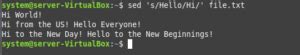 SED Features And Examples LinuxWays