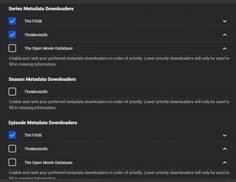 Metadata No Longer Updating Linux Emby Community