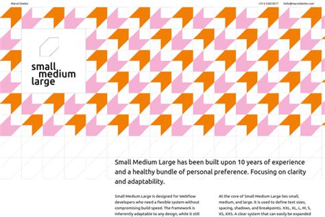Small Medium Large For 1920 Px A Webflow Framework Webflow