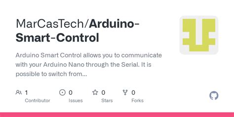 GitHub MarCasTech Arduino Smart Control Arduino Smart Control Allows You To Communicate With