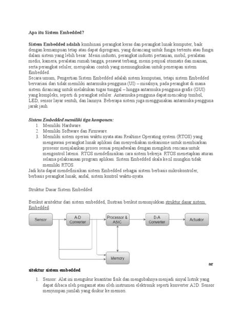 Apa Itu Sistem Embedded Pdf