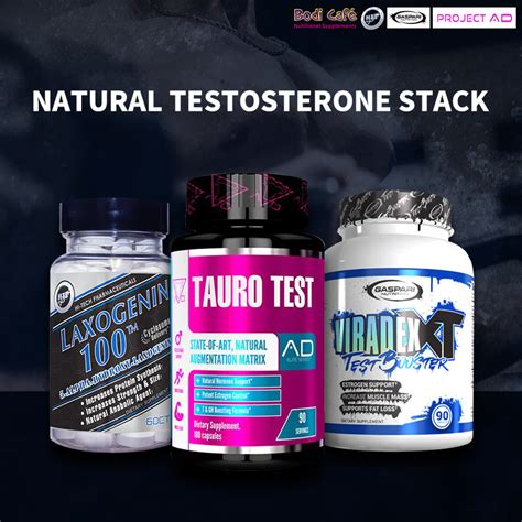 Natural Testosterone Stack Taurotest Viradex Xt Laxogenin100
