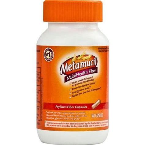 Metamucil 3 In 1 Fiber Capsules 160 Count • Prices