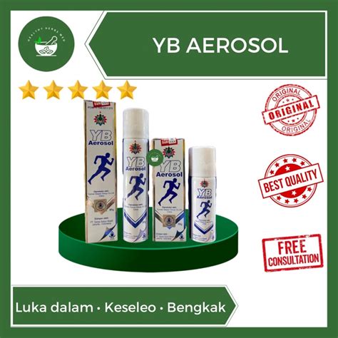 Jual Obat Semprot Memar Bengkak Cedera Yb Aerosol Spray Shopee Indonesia