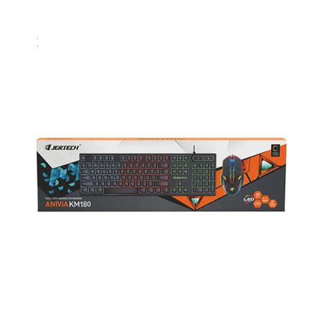 Jertech Anivia Km180 Backlit Gaming Combo Keyboard And Mouse Bd
