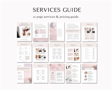 Virtual Assistant Templates Virtual Assistant Website Virtual Assistant Canva Template Bundle