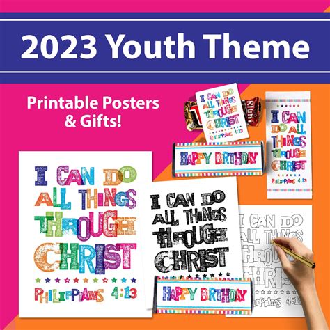 2023 Youth Theme 2023 Lds Youth Theme Posters 2023 Lds Youth Theme 2023 Young Women Theme I Can