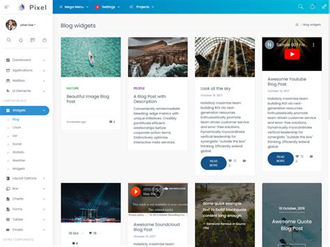 Pixel Admin Templates With Bootstrap 4 Admin Template