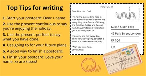 How To Write A Postcard With Examples