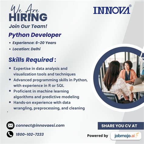 Wearehiring Pythondeveloper Datascience Machinelearning