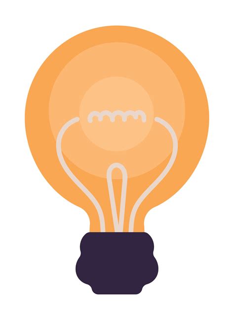 Light Bulb Flat Icon 9960323 Vector Art At Vecteezy