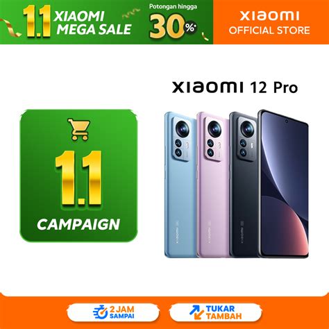 Jual Xiaomi Official Xiaomi 12 Pro 12 256GB Snapdragon 8 Gen 1 50MP Triple Kamera Layar