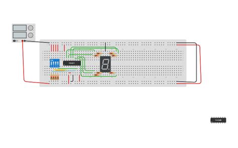 Circuit Design 7 Segmentos Tinkercad
