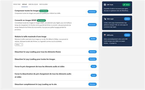 lws optimize wordpress plugin