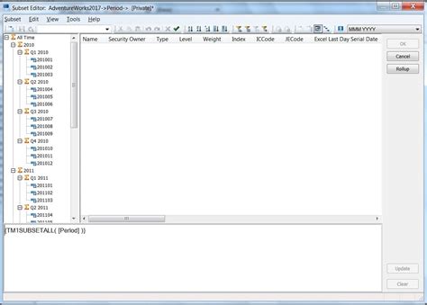create mdx expressions quebit