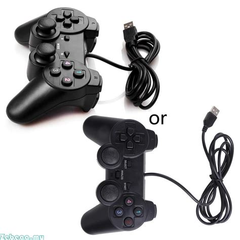 Zebeaa Wired Usb 2 0 Game Controller Gamepad Joystick Gaming Vibrating Joypad For Pc Shopee