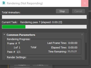 Whenever I Press Render Or Cancel A Render It Takes Alot Of Time To Do This Eventhough The