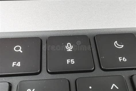 Close Up Photo Of A Laptops Function Keys F4 To F6 Possibly Multimedia Or Shortcut Keys Stock