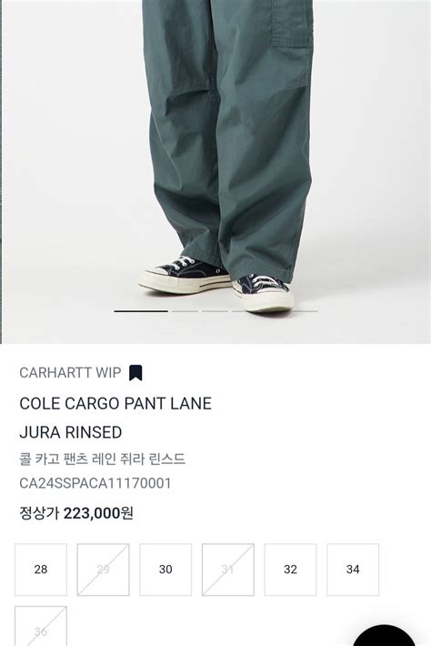 칼하트 카고팬츠 패션 에펨코리아