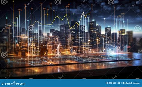 A Photo Of Data Analytics And Visualization Stock Illustration Illustration Of Evening