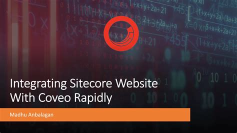 Integrating Sitecore Website With Coveo Rapidly Madhu Anbalagans Blog