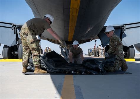 Airmen Conduct Aircraft Mishap Exercise Training Post Crash Recovery Operations