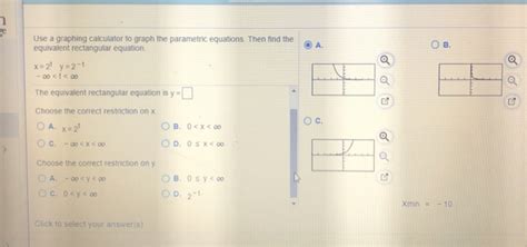 Solved Use A Graphing Calculator To Graph The Parametric Chegg