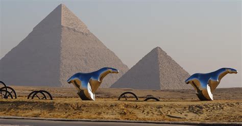 The Ancient Egyptian Pyramids Are Showcasing A Stunning Art Exhibition Maxim