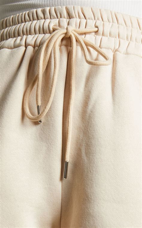 Sunday Leisure Club The Lazy Track Shorts In Stone Showpo Usa