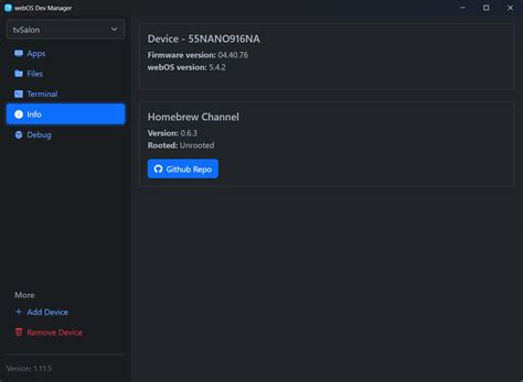What Happened To Renew Session In V Issue Webosbrew Dev Manager Desktop Github